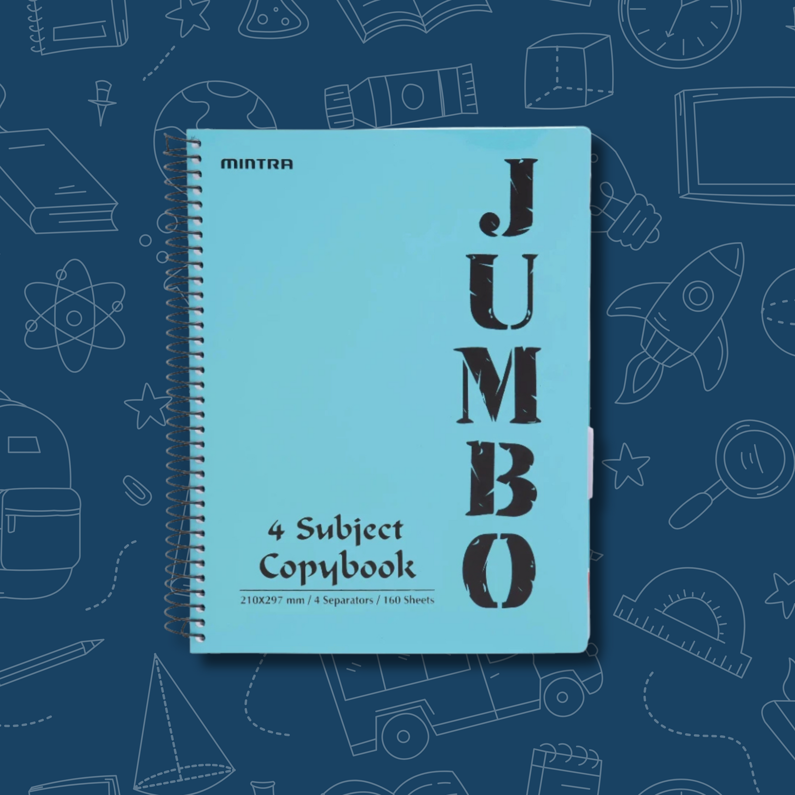 A4 Jumbo Notebook Light Blue – Mintra Egypt
